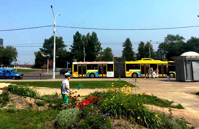 Have a ride on the Olympic bus!